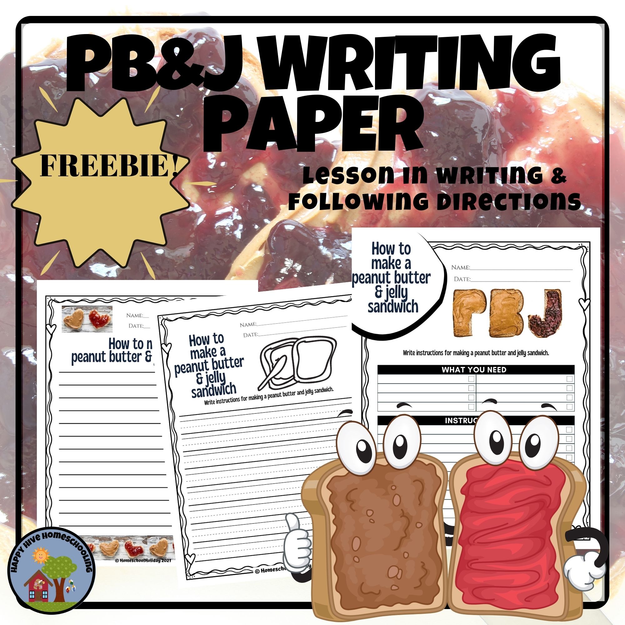 Writing and Following Instructions - Happy Hive Homeschooling