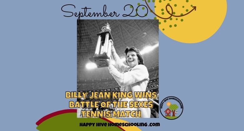 Battle of the Sexes tennis match - Happy Hive Homeschooling
