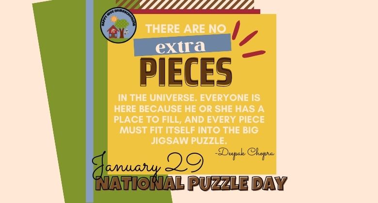 National Puzzle Day - Happy Hive Homeschooling