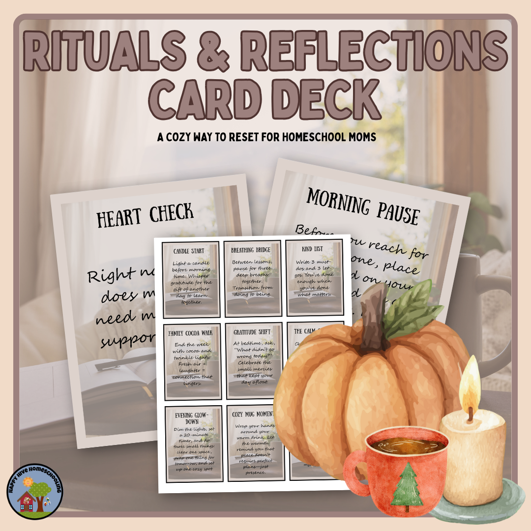 Rituals and Reflections Card Deck - Happy Hive Homeschooling